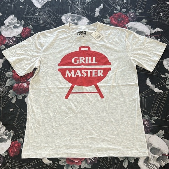 MAD Engine | Shirts | Nwt Mad Engine Grill Master Grayred Mens Tee ...